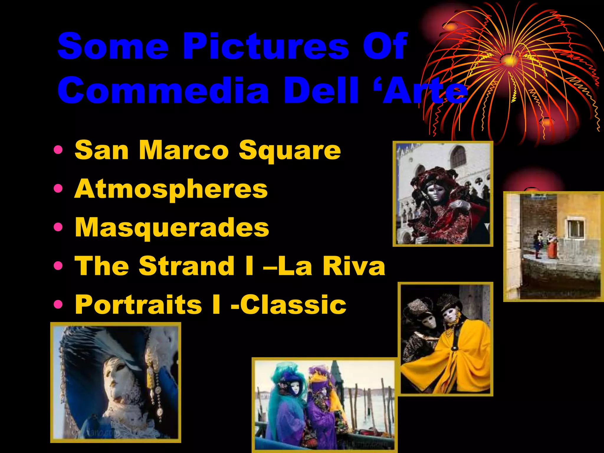 Commedia Dell'Arte | PPTX