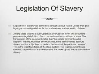 The Slaveholder | PPTX