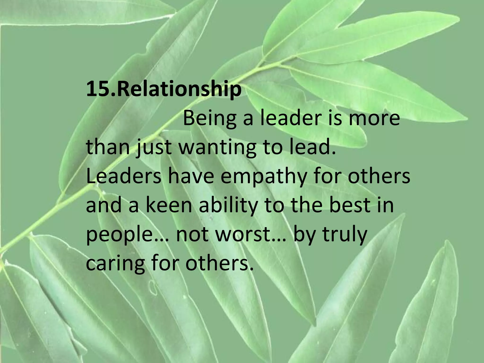 The 21 Indispensable Qualities of a Leader | PPT