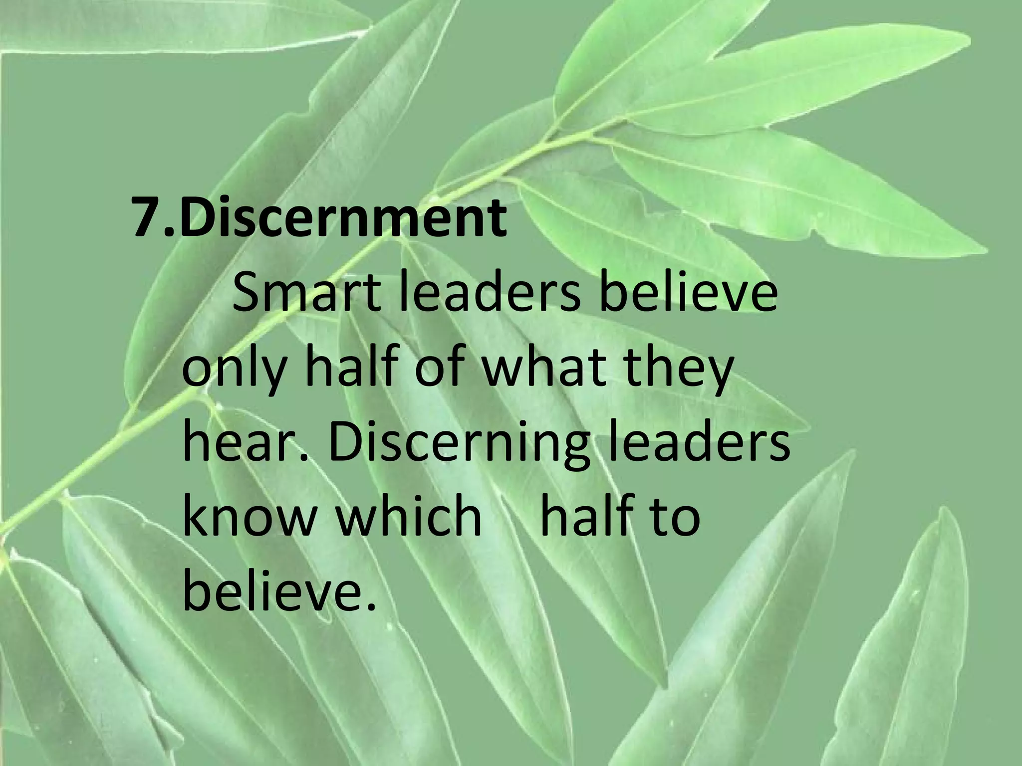 The 21 Indispensable Qualities of a Leader | PPT