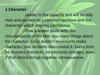 The 21 Indispensable Qualities of a Leader | PPT