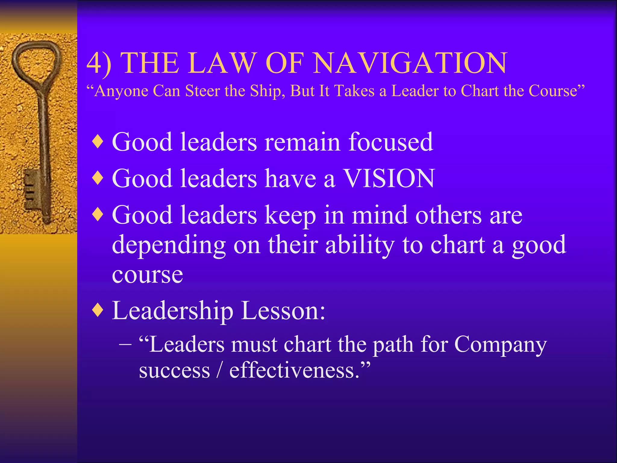 The 21 Irrefutable Laws Of Leadership | PPT