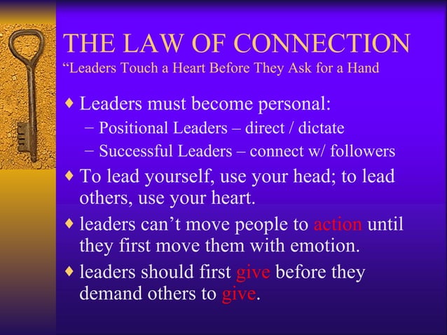 The 21 Irrefutable Laws Of Leadership | PPT | Business | Business and ...