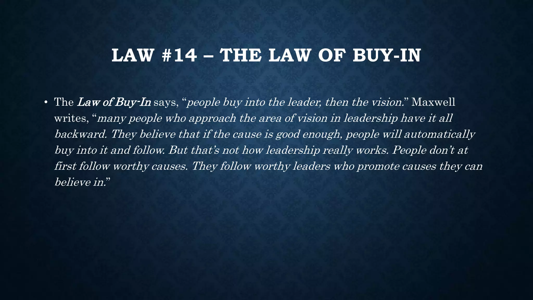 The 21 irrefutable laws of leadership.pptx