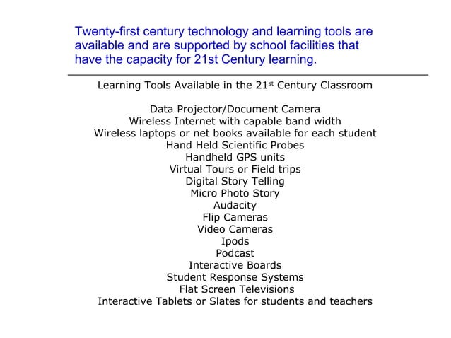 The 21st century classroom[1] | PPT
