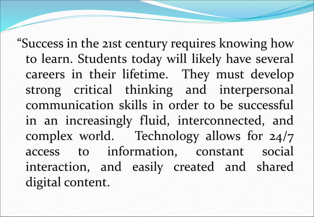The 21st century skills | PPTX | Education