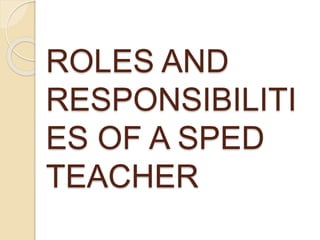 The 21st Century Special Education Teacher | PPTX