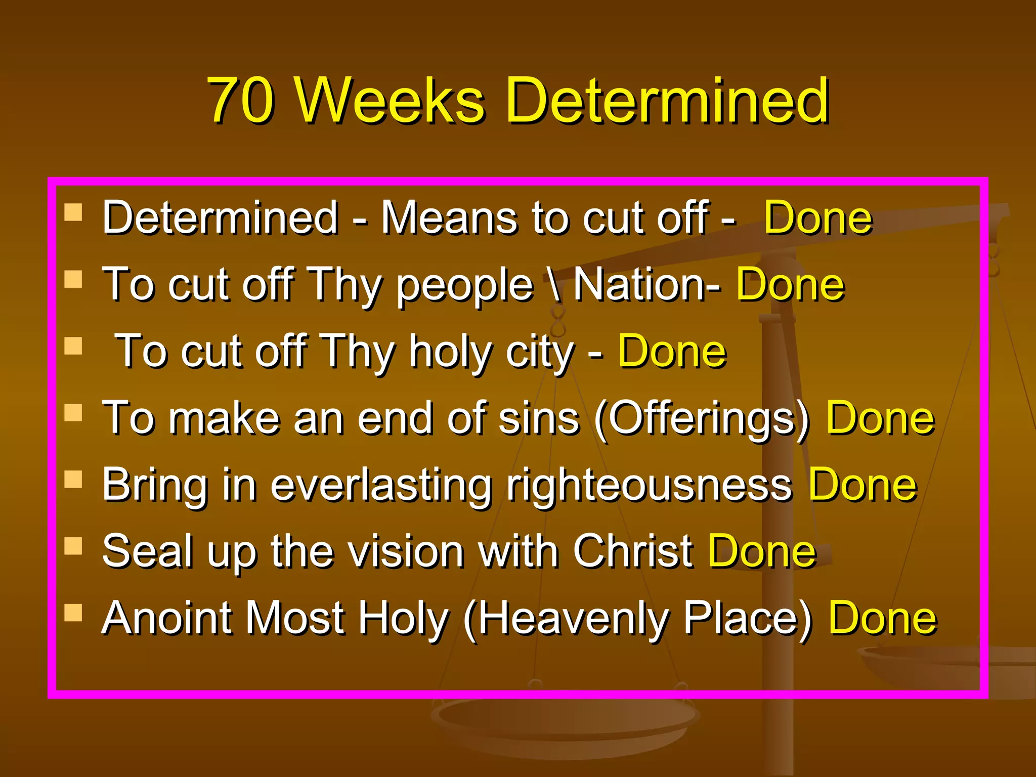 The 2300 year prophecy | PPT