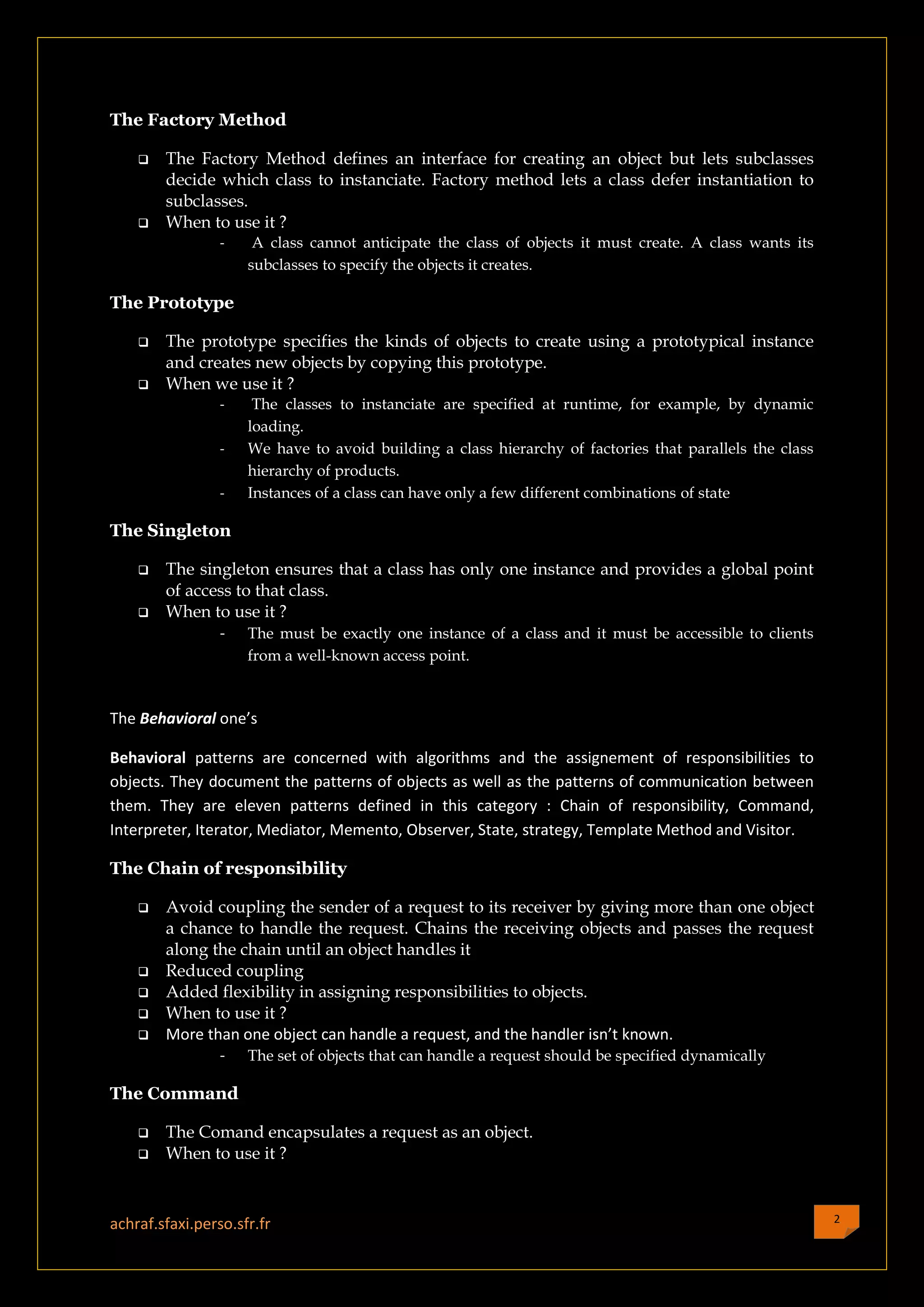 The 23 Gof Design Patterns In Java The Summary Pdf