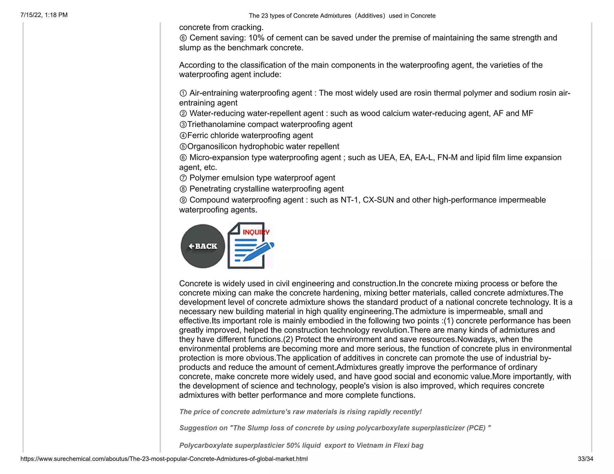 The 23 types of Concrete Admixtures（Additives）used in Concrete.pdf