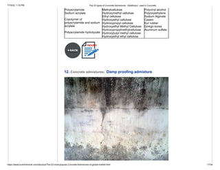 The 23 types of Concrete Admixtures（Additives）used in Concrete.pdf