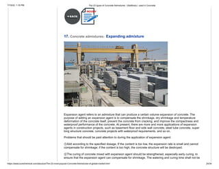 The 23 types of Concrete Admixtures（Additives）used in Concrete.pdf