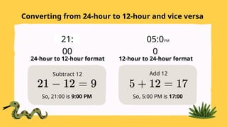 The 24-Hour Clock Educational Video in Playful Brushstroke Style.pptx