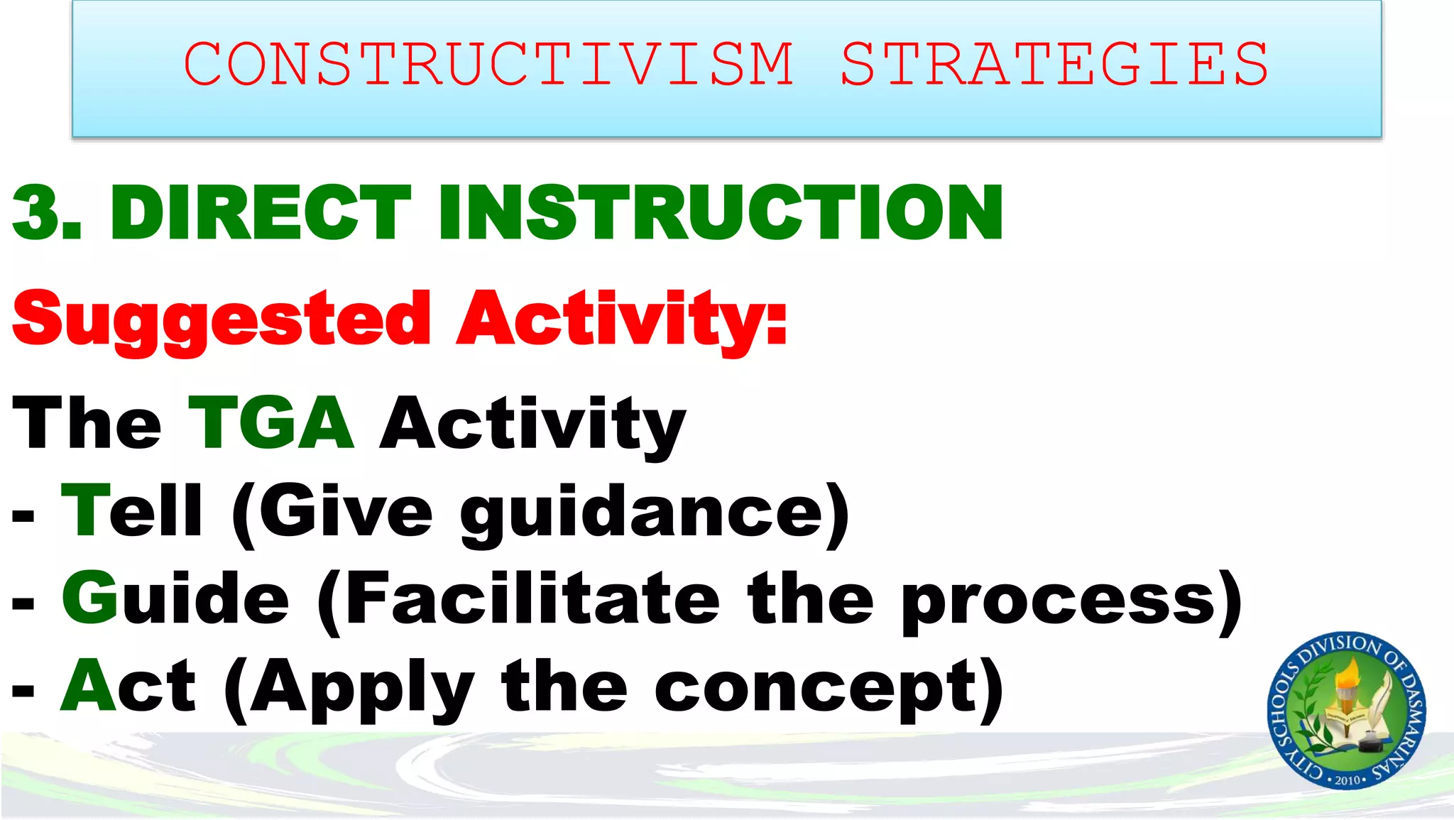 The 2 c 2i-1r pedagogical approaches | PPTX
