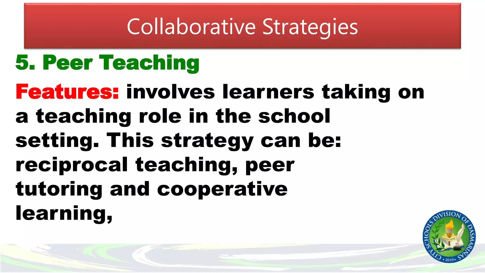 The 2 c 2i-1r pedagogical approaches | PPTX