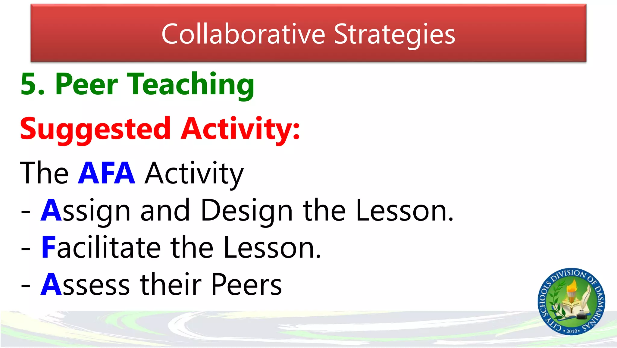 The 2 c 2i-1r pedagogical approaches | PPTX