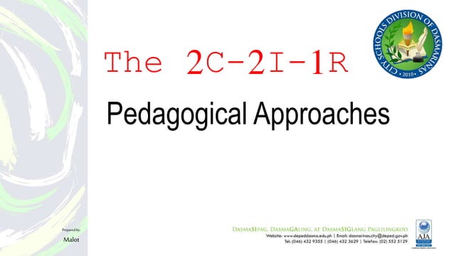 The 2 c 2i-1r pedagogical approaches | PPTX