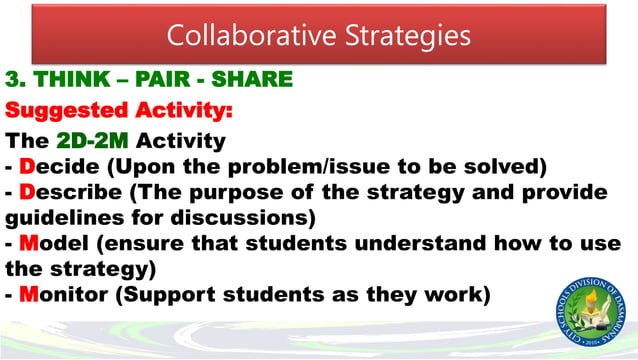 The 2 c 2i-1r pedagogical approaches | PPTX