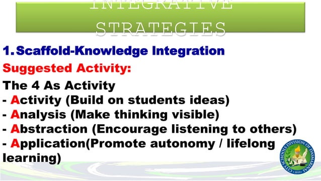 The 2 c 2i-1r pedagogical approaches | PPTX