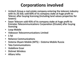 The 2 g spectrum scam story | PPTX