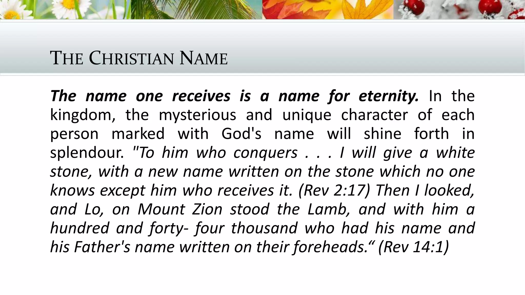 The 2nd Commandment | PPTX