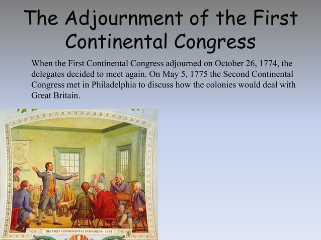 The 2nd continental congress | PPT