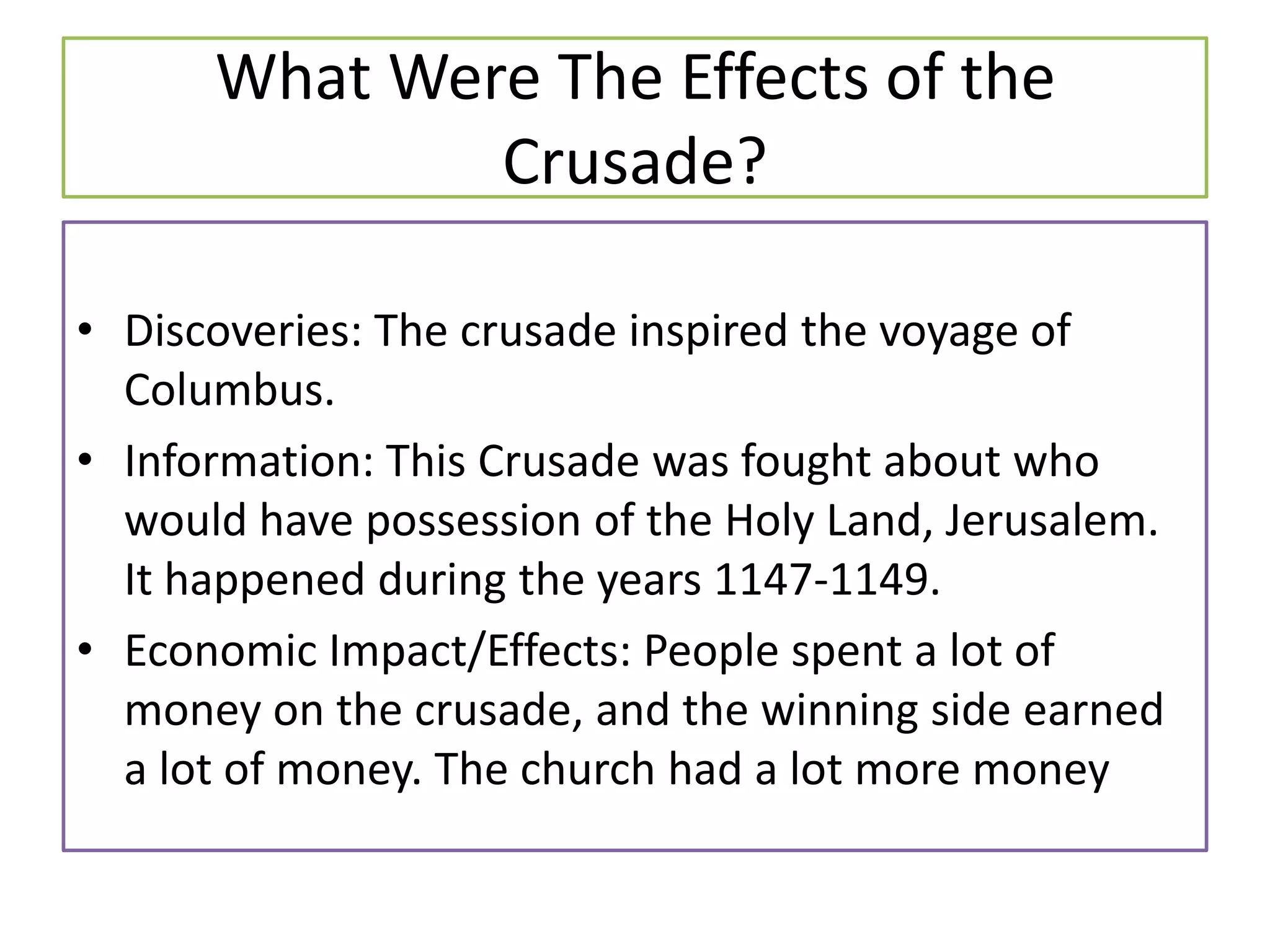 The Second Crusade | PPTX