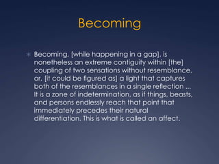 The 2 role model of affect | PPTX