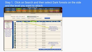 The 2 step dark forest method | PPTX