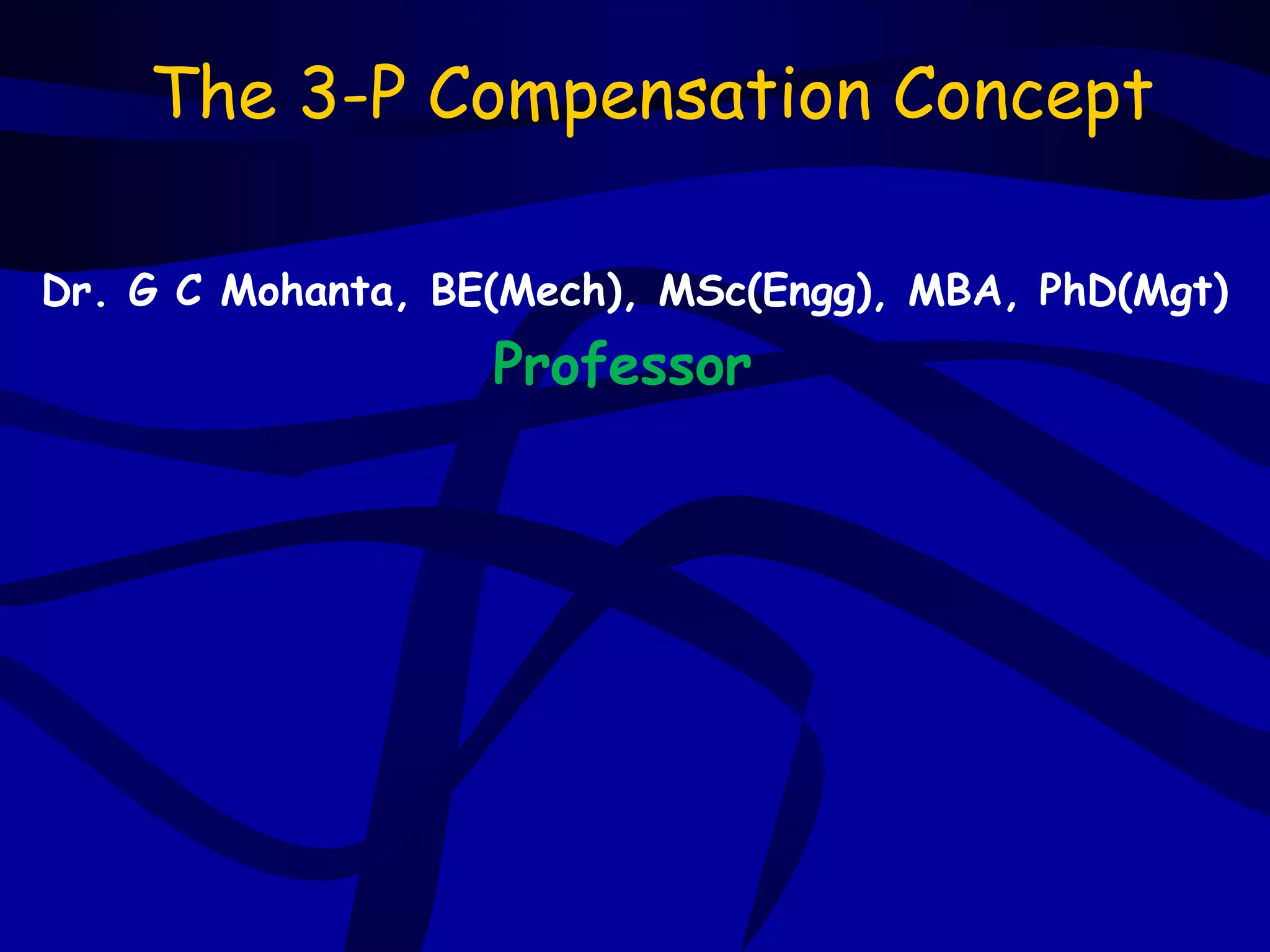 The 3 p compensation concept | PPT