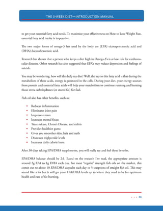 The 3-Week Diet Manual Full by Dr Brian | PDF