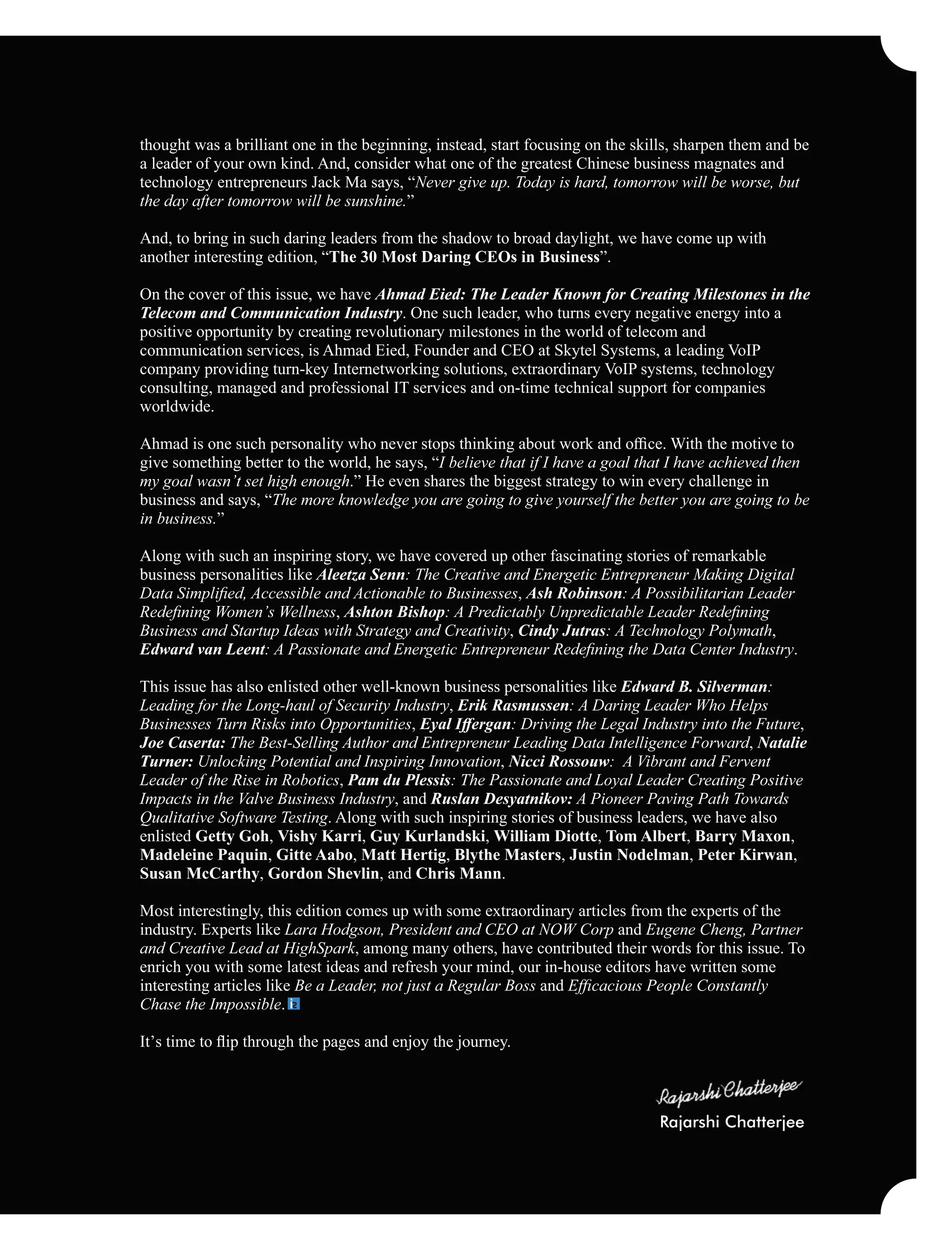 The 30 most daring ceos in business | PDF