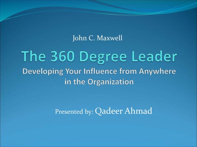 The 360-Degree Leader - Presentation.ppt