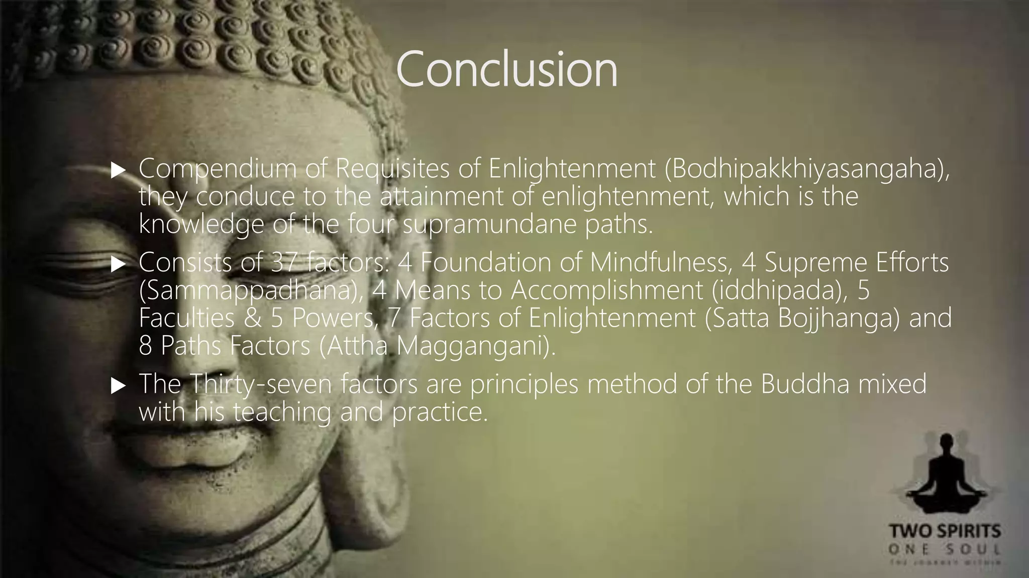 The 37 factors of enlightenment | PPT