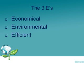The 3 e’s and r's | PPTX