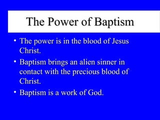 The 3 P's of Baptism | PPT