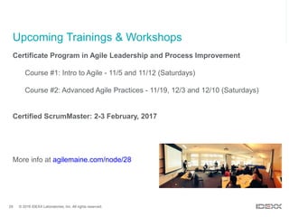 IDEXX IT’s Agile Journey | PPT