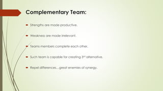 The 3rd alternative at work | PPT