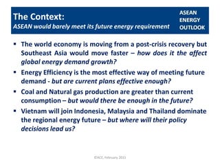 The 3rd ASEAN Energy Outlook (ppt final v.3) | PDF