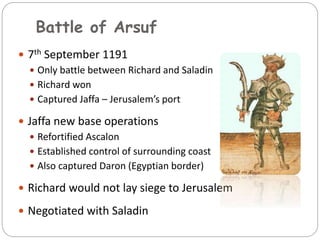 Richard I and the 3rd crusade | PPT