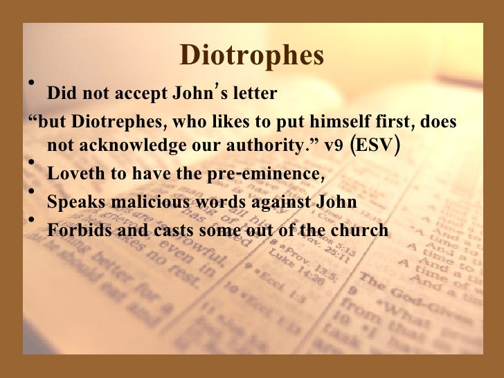 The 3rd Epistle Of John