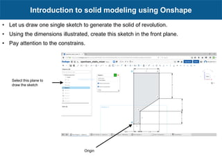 Theory of the standard of The 3rd Learning of Onshape | PPT