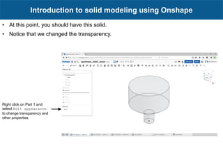 Theory of the standard of The 3rd Learning of Onshape | PPT