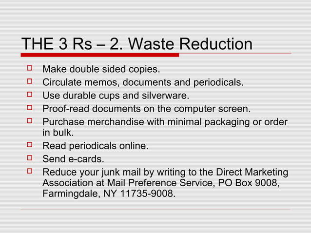 The 3 r's of waste management my student (raghav duggal) | PPT | Indoor ...