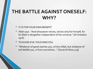 The 3 stages of nafs in islam | PPTX