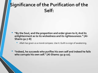 The 3 stages of nafs in islam | PPTX