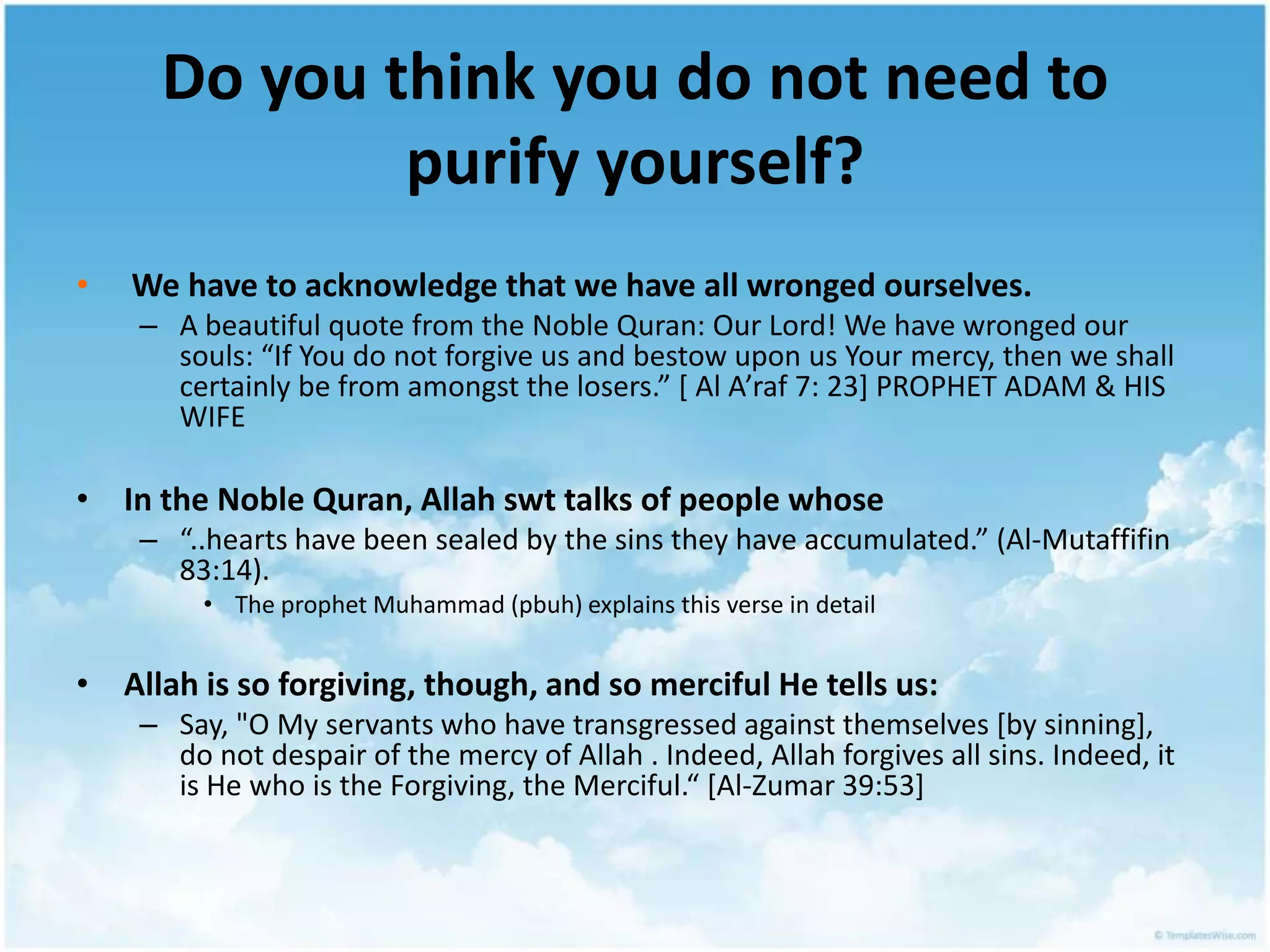 The 3 stages of nafs in islam | PPTX