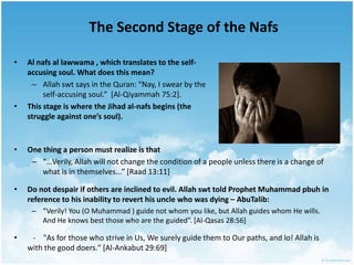 The 3 stages of nafs in islam | PPTX