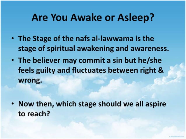 The 3 stages of nafs in islam | PPTX | Islam | Religion & Spirituality
