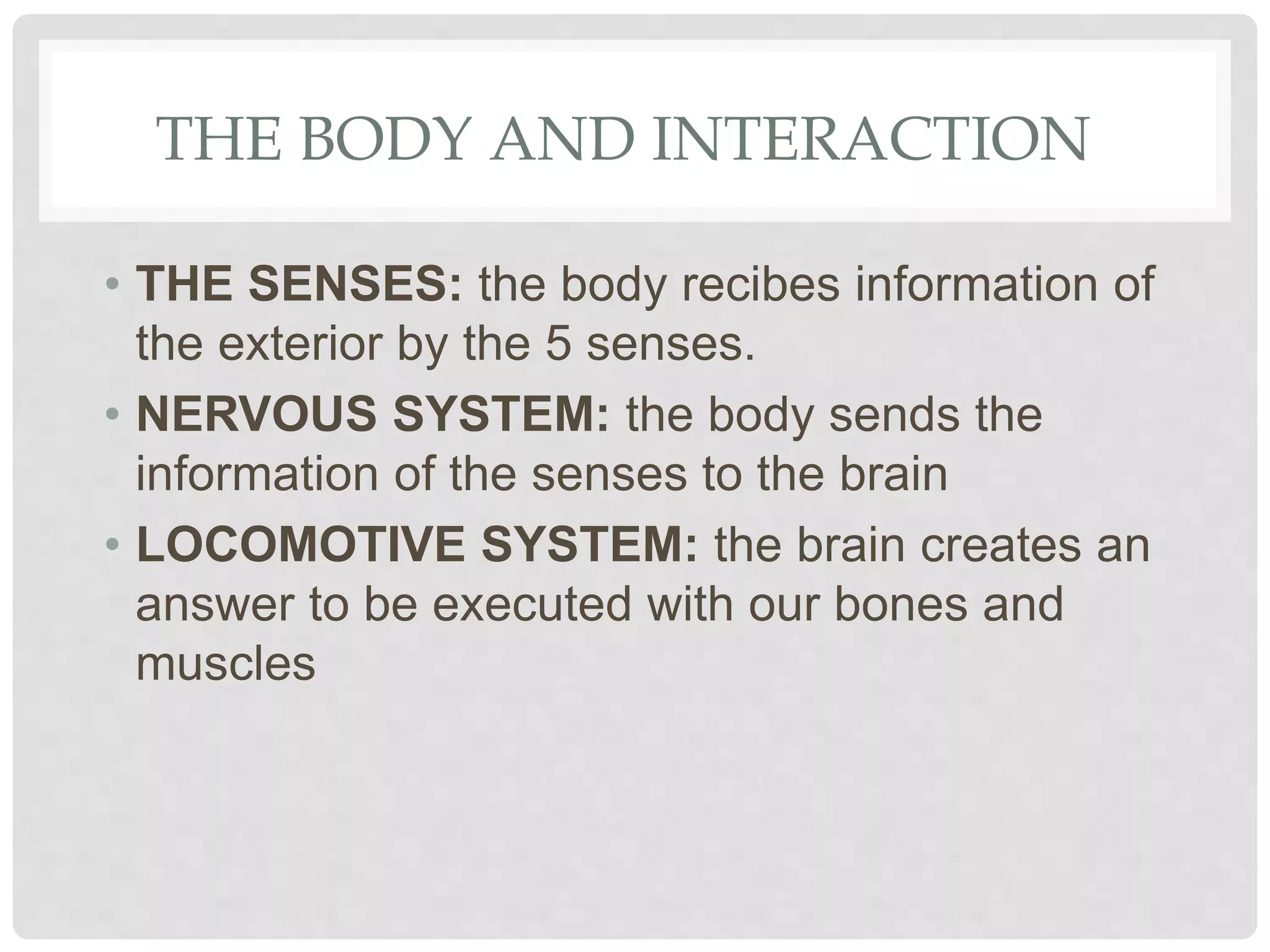 The 3 vital functions and the body | PPT